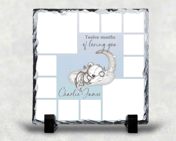 Photo Baby Slate – Custom First-Year Keepsake | Bespoke Gifts
