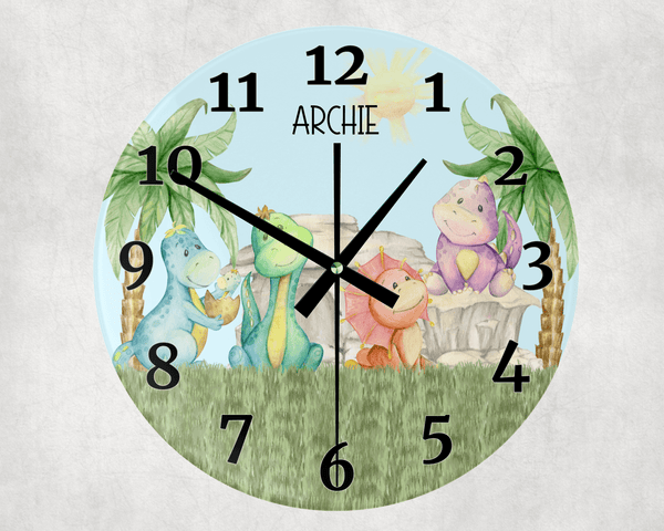 Custom Dinosaur Clock | Add Fun to Time-Telling in Kids’ Rooms ...