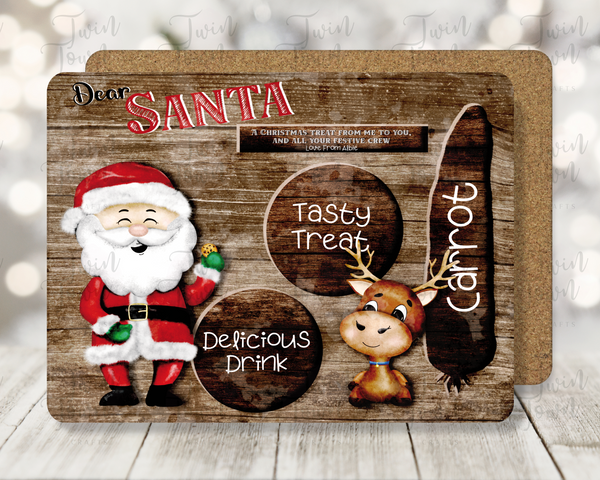 Personalised Santa Treat Board – Bespoke Gifts
