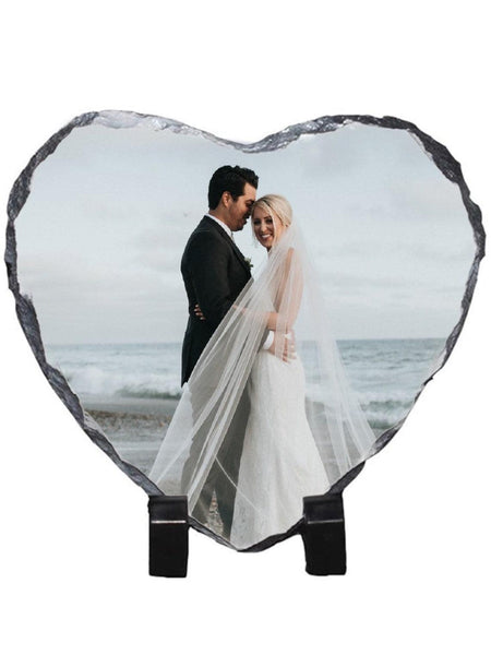Heart photo slate – Bespoke Gifts